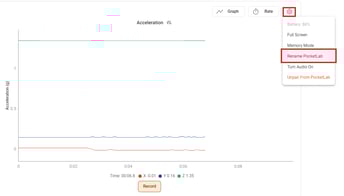 How to rename PocketLab sensors?